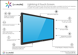 Promultis Product Product Manuals - Promultis Multitouch Technology