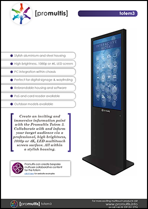 Promultis Product Manuals - Promultis Multitouch Technology