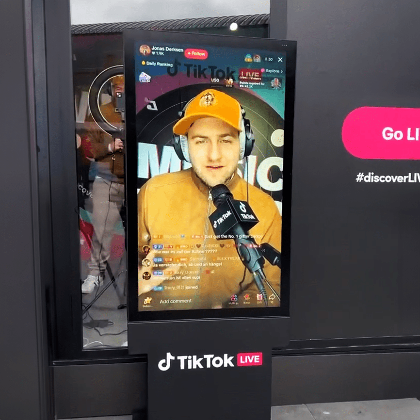 Envy Create & Tiktok Live Case Study- Promultis Touchscreen Technology