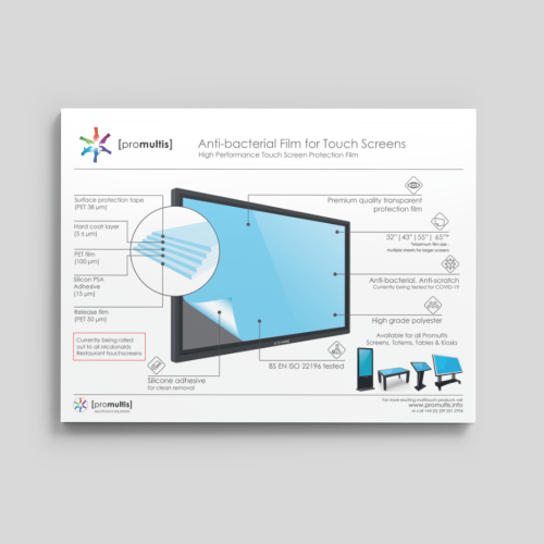 Product Data Sheets - Promultis Touchscreen Technology