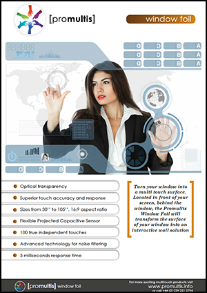 Promultis Product Data Sheets - Promultis Multitouch Technology